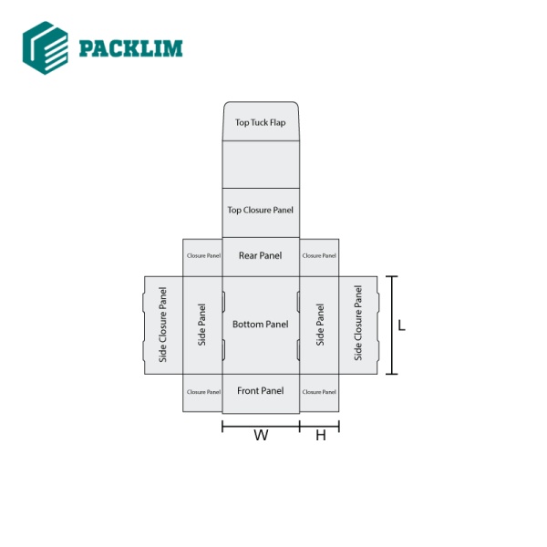 Custom Double Wall Tuck Top - Packlim