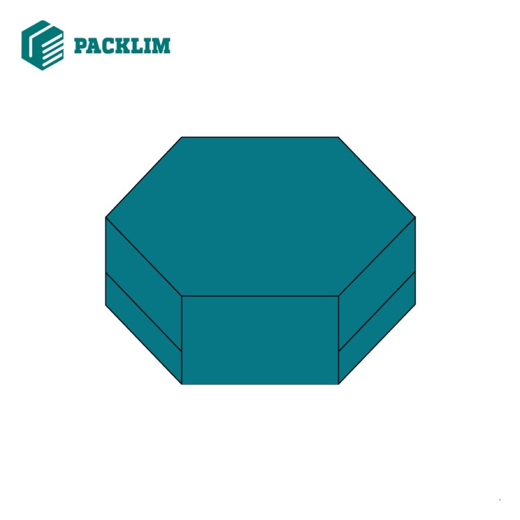 Custom Hexagon 2 PC Boxes - Packlim